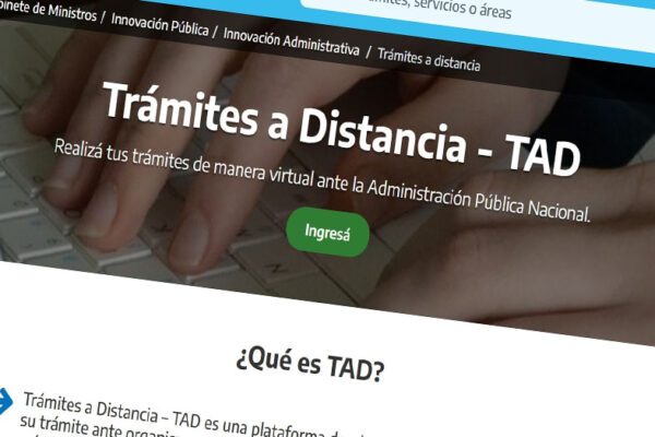 ¿Qué es TAD y como acceder? - Tramites a Distancia